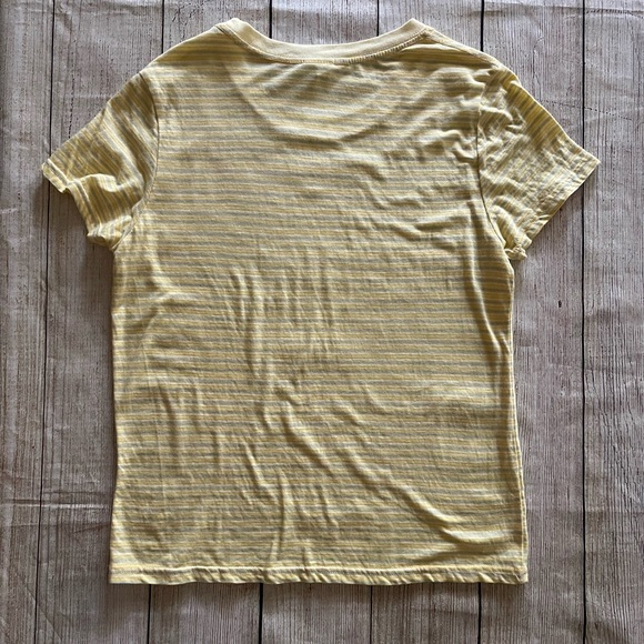 Tilly's | Tops | Yellow And Blue Striped Tshirt | Poshmark